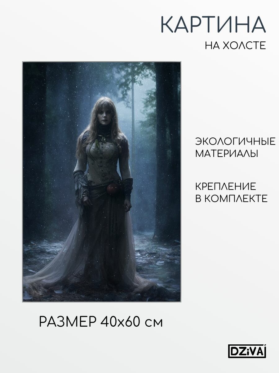 Картина на холсте Абстрактный мотив 40x60 см
