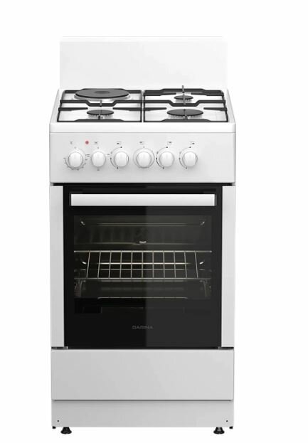 Плита газ./эл. DARINA S KM522 300 W белый
