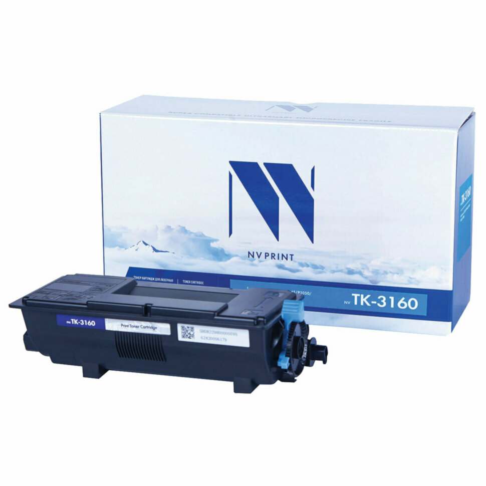 Картридж лазерный NV PRINT (NV-TK-3160) для KYOCERA ECOSYS P3045dn/3050dn/3055dn/3060dn, ресурс 12500 страниц, NV-TK3160, 363442