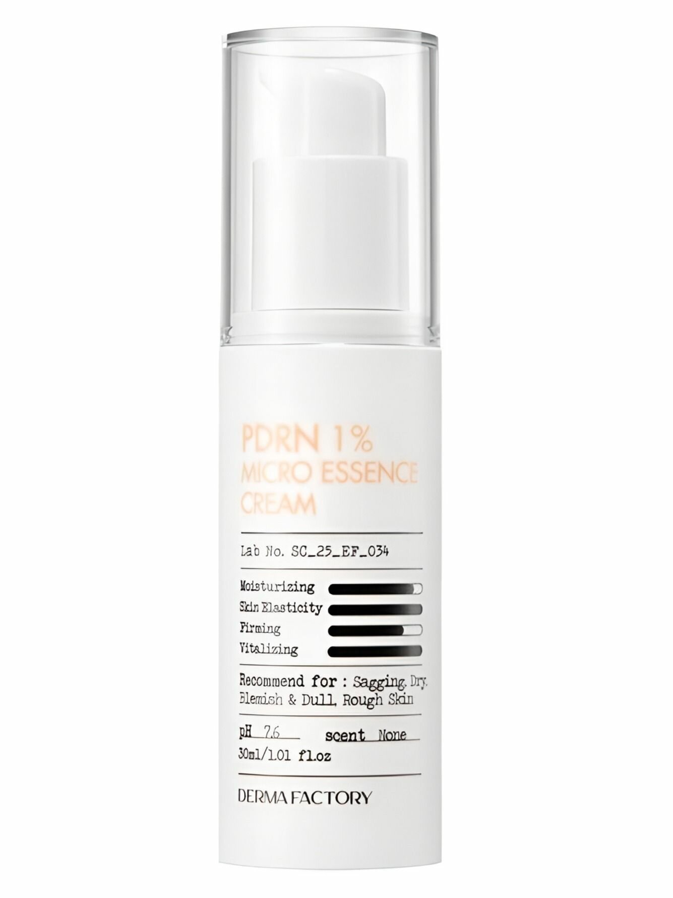Derma Factory Ламеллярный крем-микроэмульсия с пдрн лосося PDRN 1% Micro Essence Cream 30 мл.