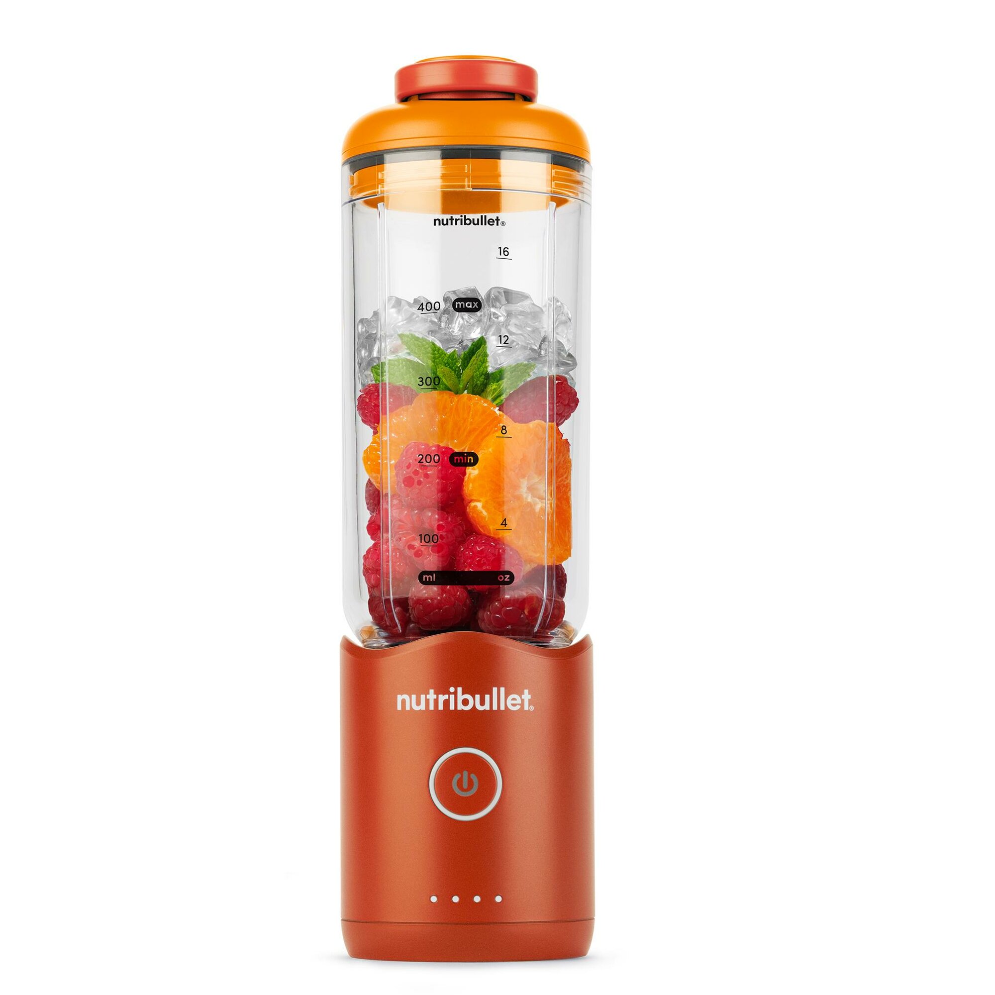 Портативный блендер Nutribullet NBP013OR Flex Оранжевый Крышка «to-go»