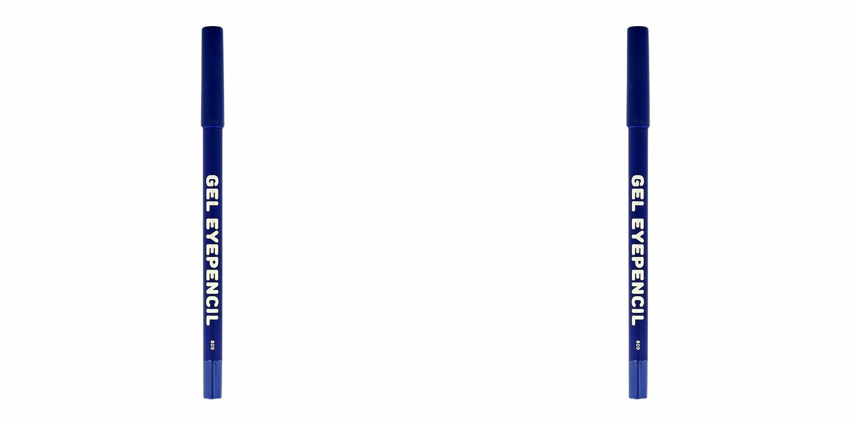 Parisa Карандаш для глаз гелевый Gel Eyepencil, тон 809, синий, 2 шт.