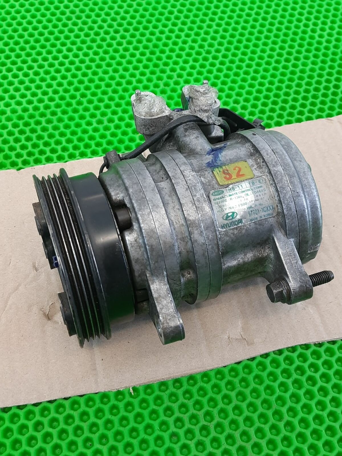 Компрессор кондиционера Hyundai Getz 2002-2011г.