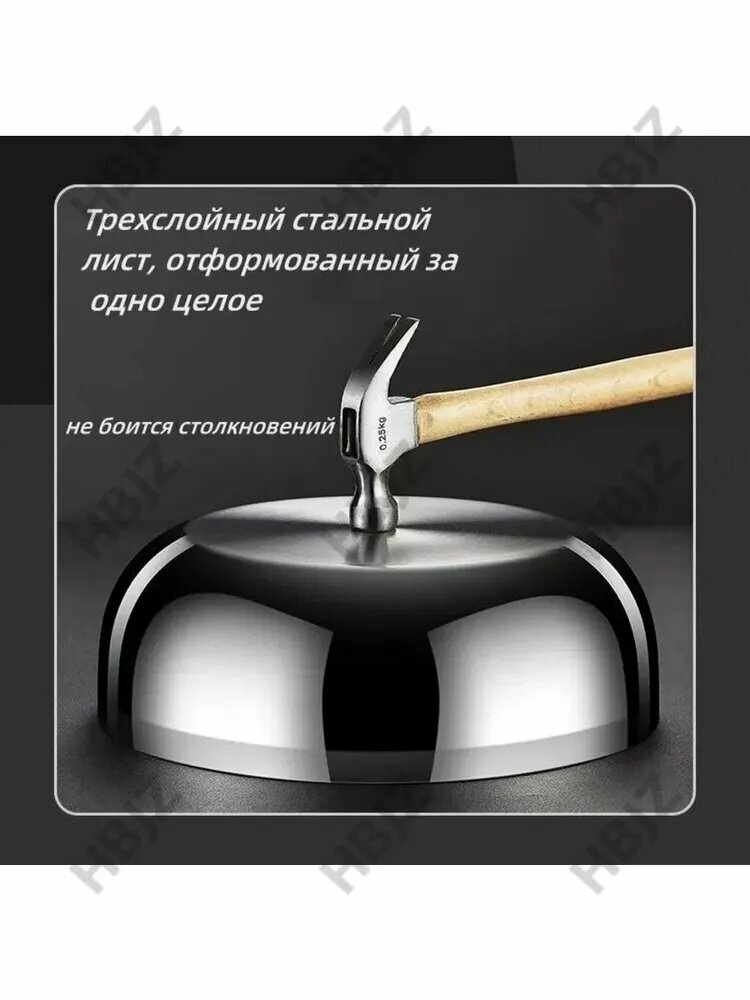Миска серебристый, 1 шт