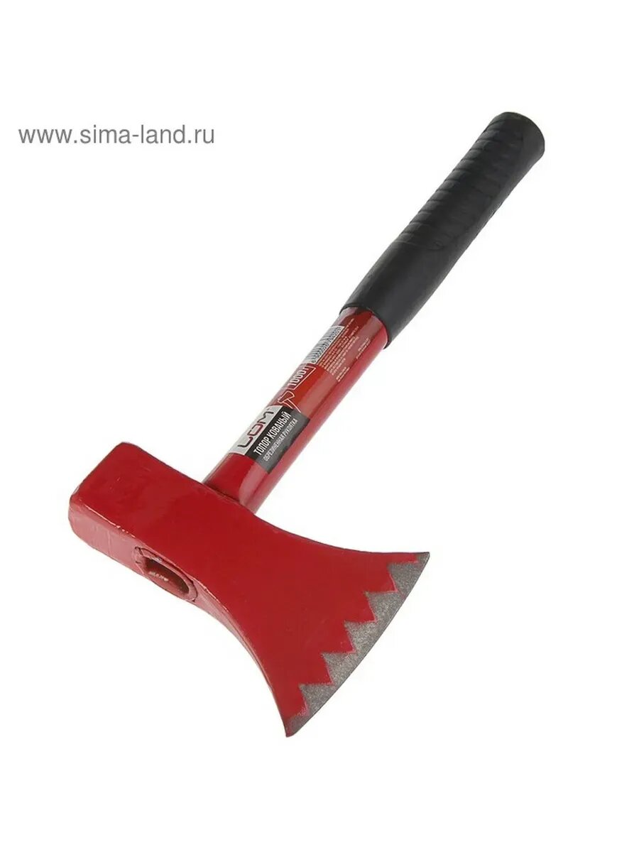 Топор столярный ЛОМ, обрезиненная рукоятка, 1000 г