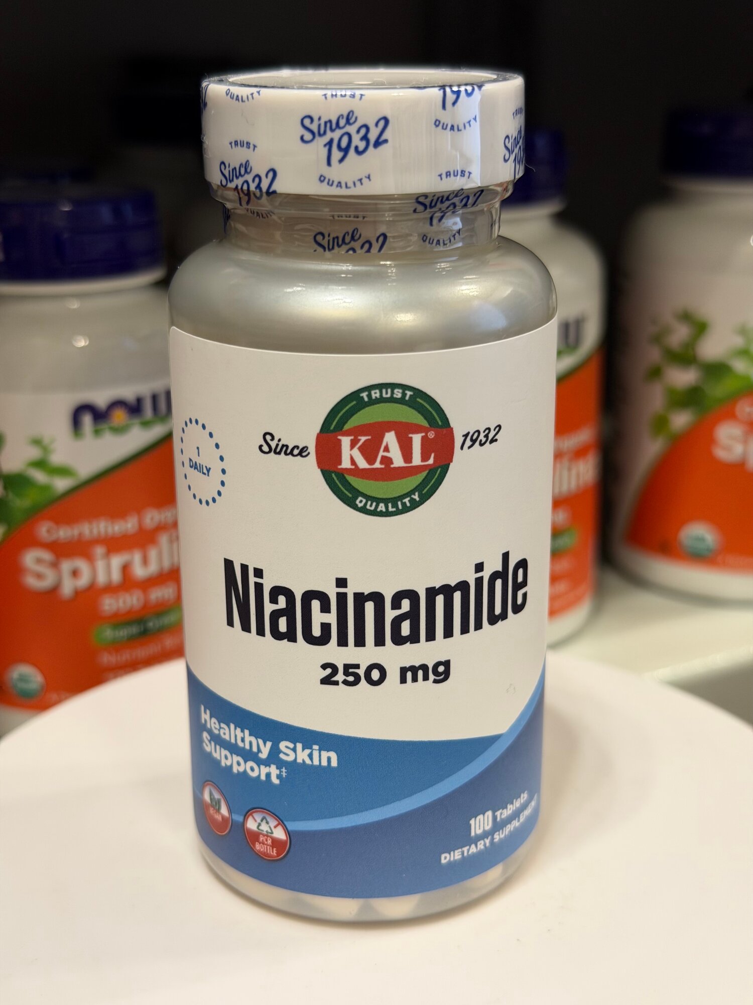KAL Niacinamide 250 mg - Ниацинамид Для кожи и холестерина 100 таблеток