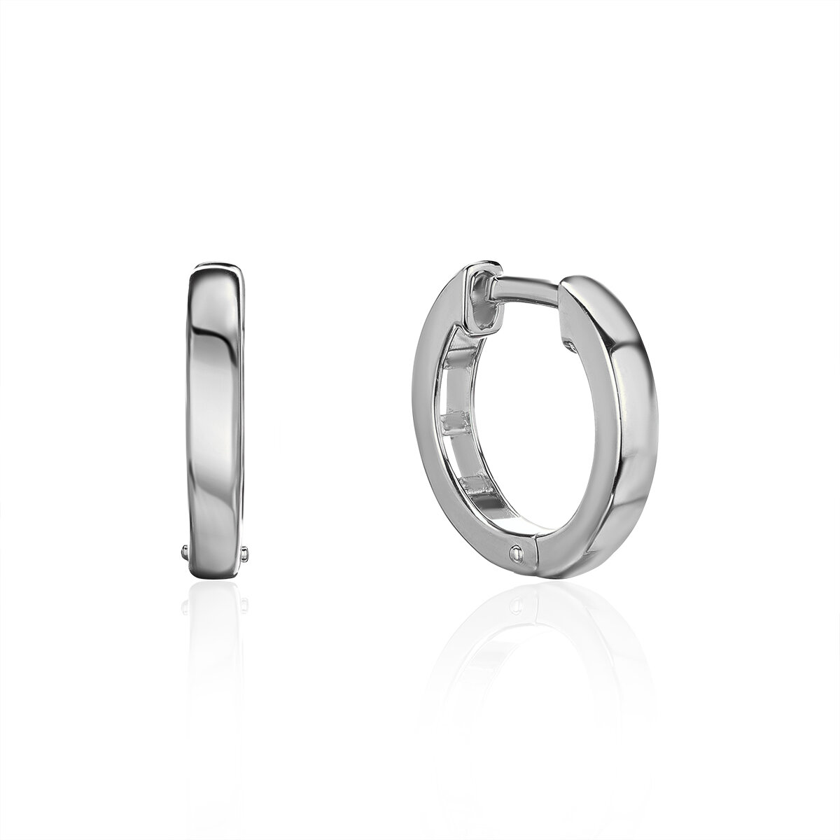 Серьги, белое золото, 585 проба