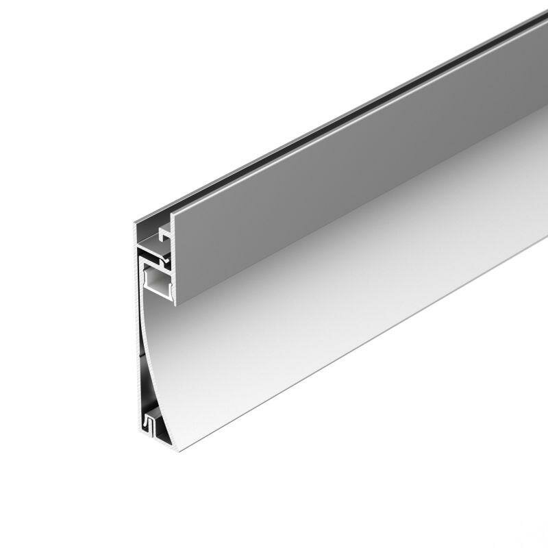 Профиль PLINTUS-H58-F-2000 ANOD L2000 алюм. Arlight 046391