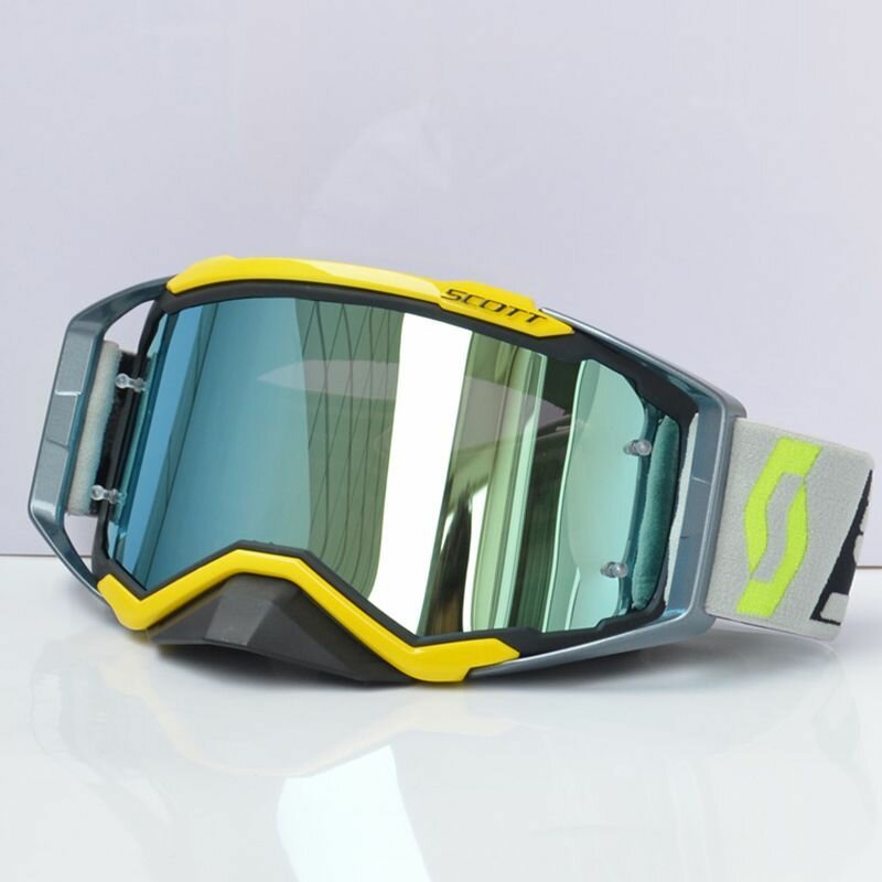 Очки мото SCOTT UV400 — защитные очки для мотокросса, эндуро, ATV и MTB, также сменные линзы, регулируемая резинка