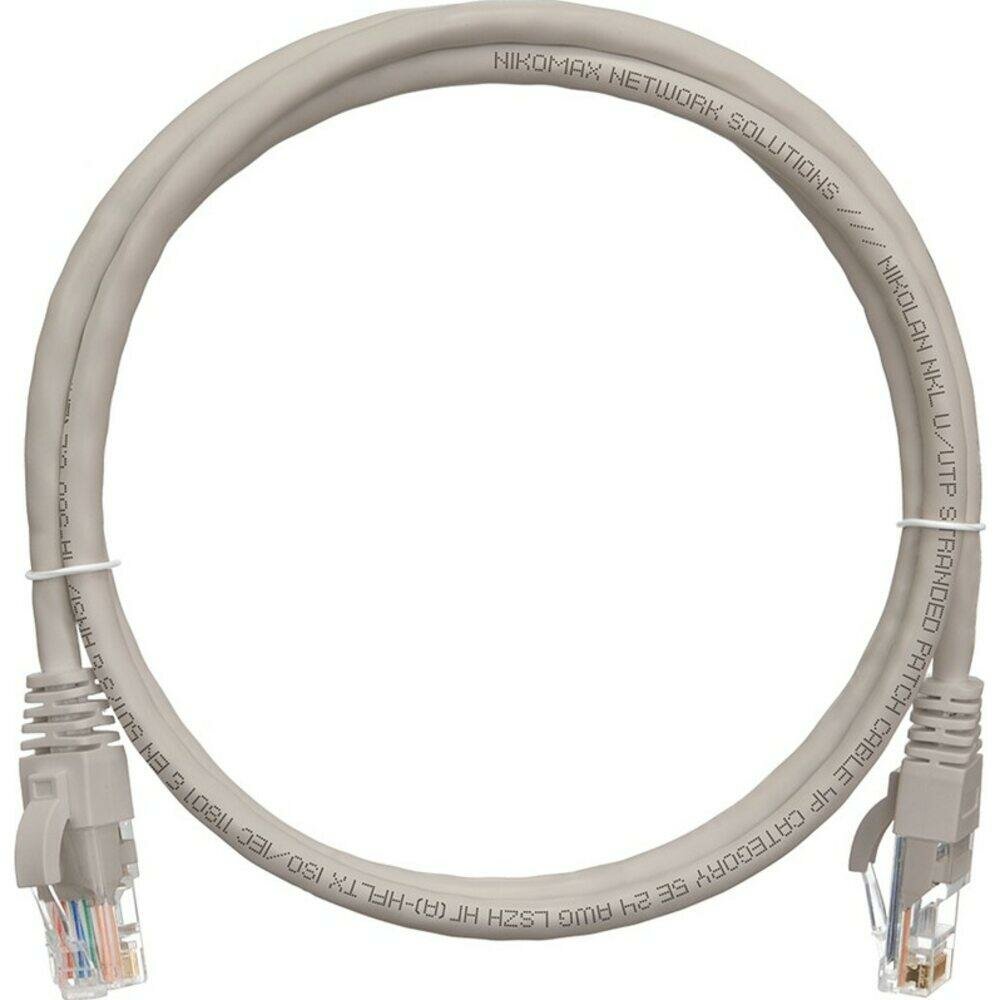 Патч-корд медный NIKOMAX NMC-PC4UE55B-010-C-GY