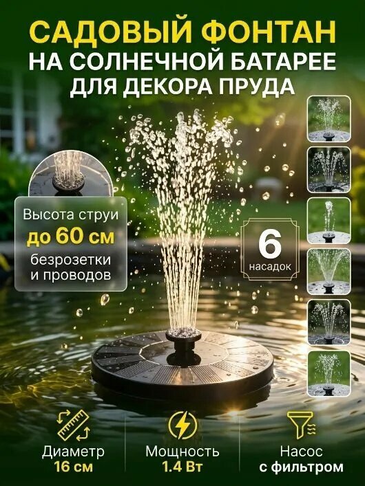 Фонтан садовый