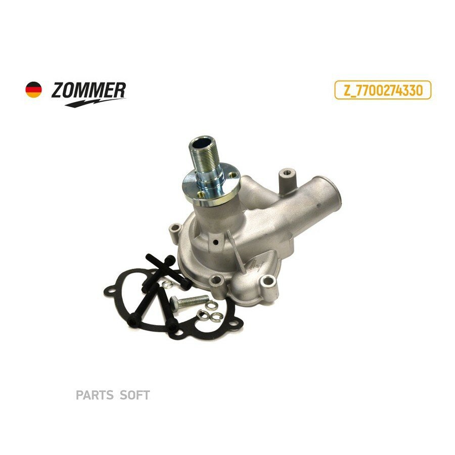 ZOMMER Z7700274330 Насос водяной LADA Largus 16V/Renault