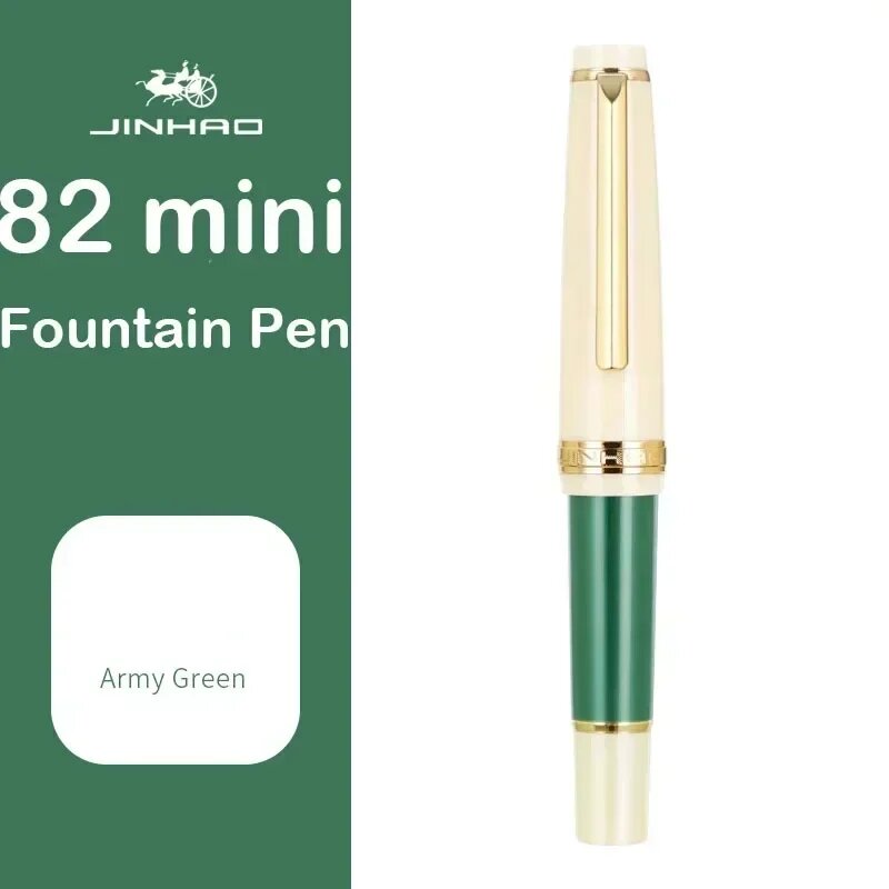 Jinhao 82 mini, изумрудная перьевая ручка, перо F (0.5mm)