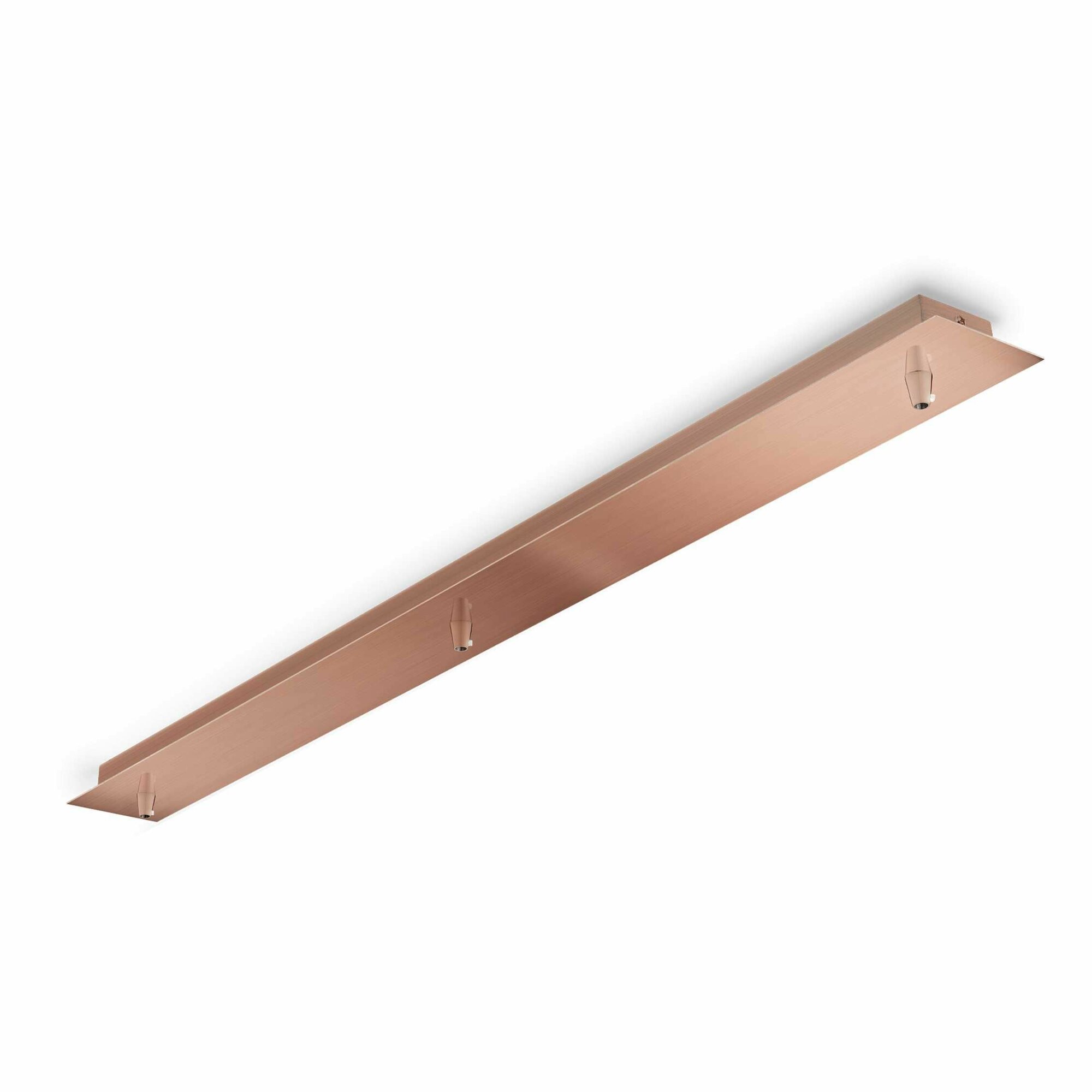 Основание потолочное линейное ideal lux Rosone Lineare 3 Luci 1500Вт 230В IP20 Медь Металл L880мм Для 3х светильников 249292.