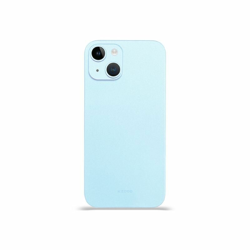 Чехол на iPhone 14 Plus, Air Skin ультратонкий пластик, голубой