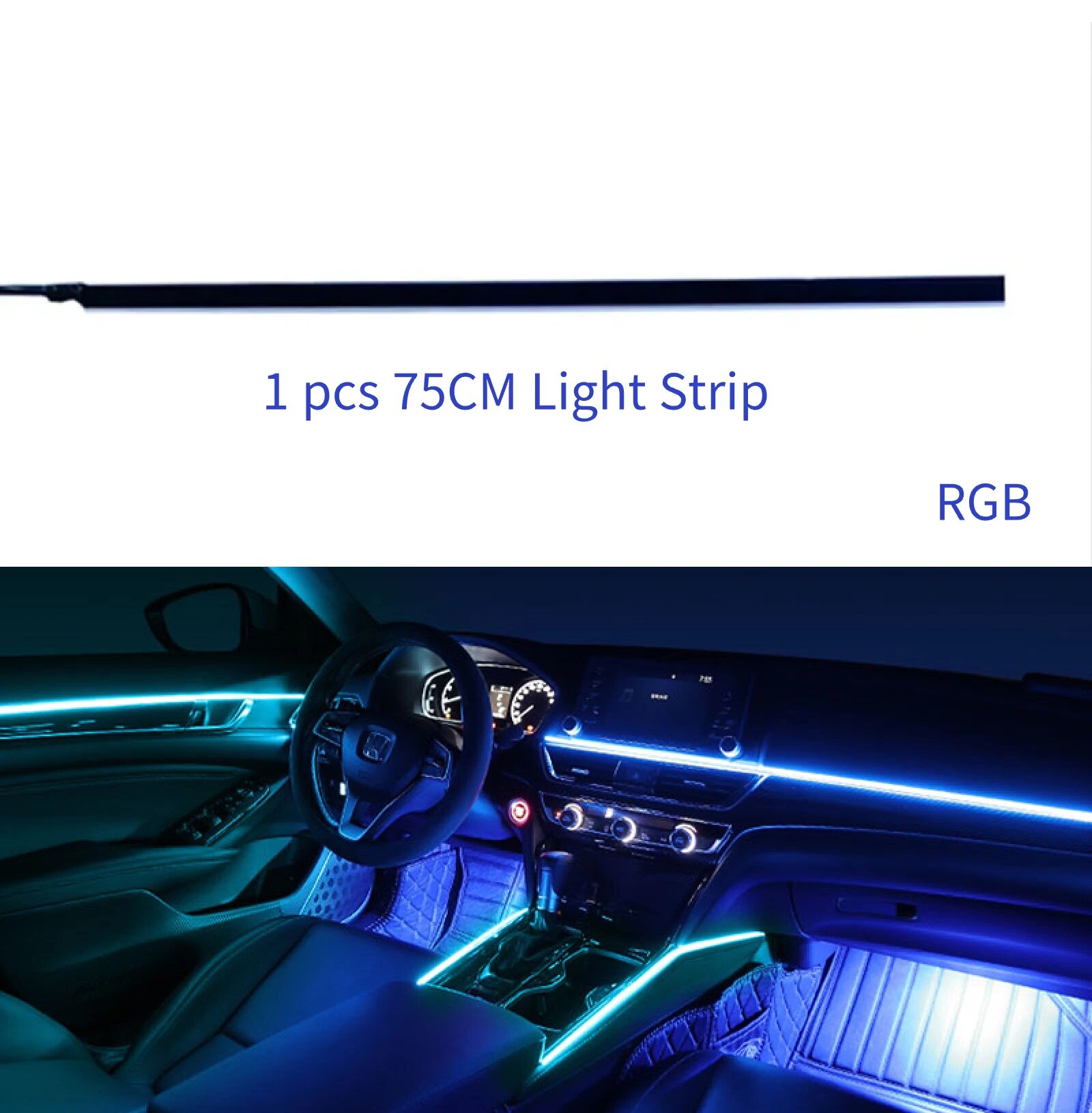 RGB светодиодная лента 75см для автосалонаRGB светодиодная лента 75см для автосалона