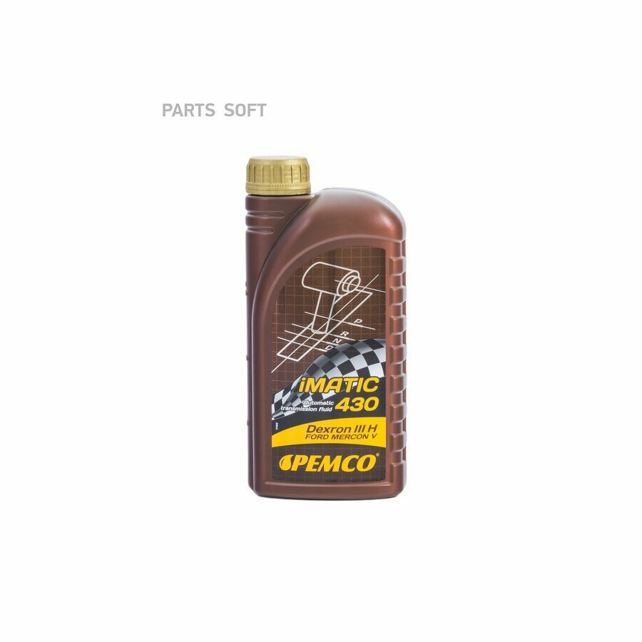 ATF DEXRON III 1л (авт. транс. синт. масло) от официального дистрибьютора, PEMCO, артикул PM04301