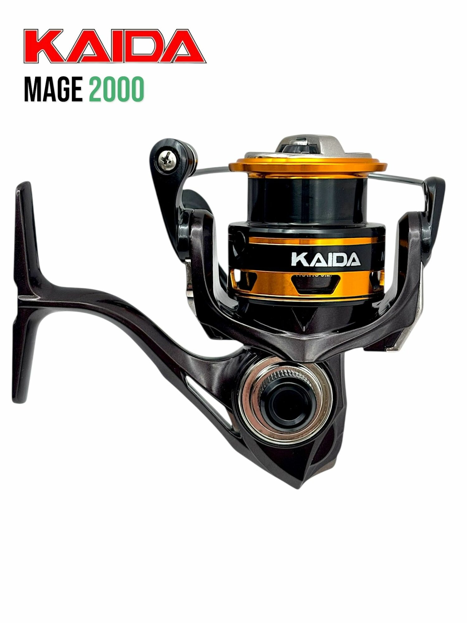 Катушка Kaida Mage 2000C 6+1 для рыбалки, для мормышинга, микроджига на спиннинг ультралайт кайда