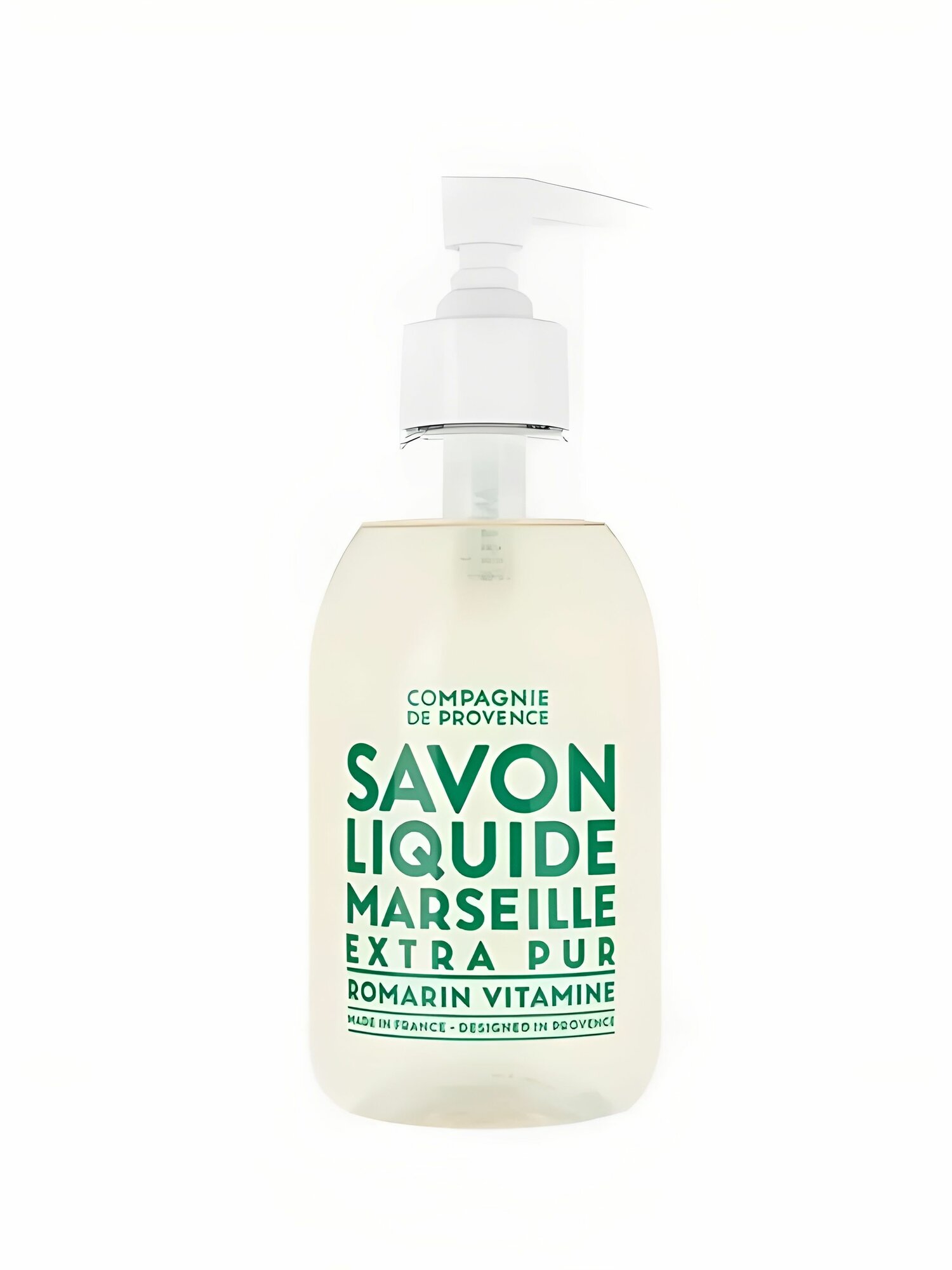 COMPAGNIE DE PROVENCE, Romarin Vitamine/Revitalizing Rosemary Liquid Marseille Soap, Жидкое мыло для тела и рук, 300 мл