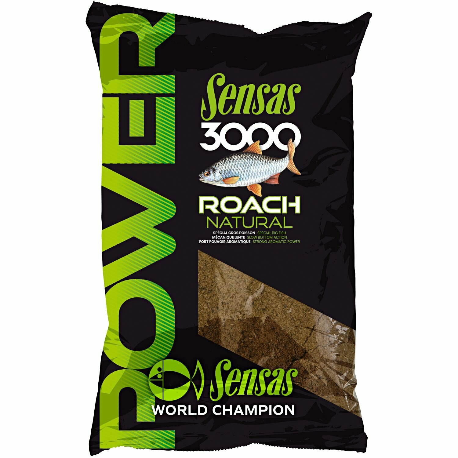 Прикормка Sensas 3000 POWER ROACH NATURAL 1kg (SE-45659)