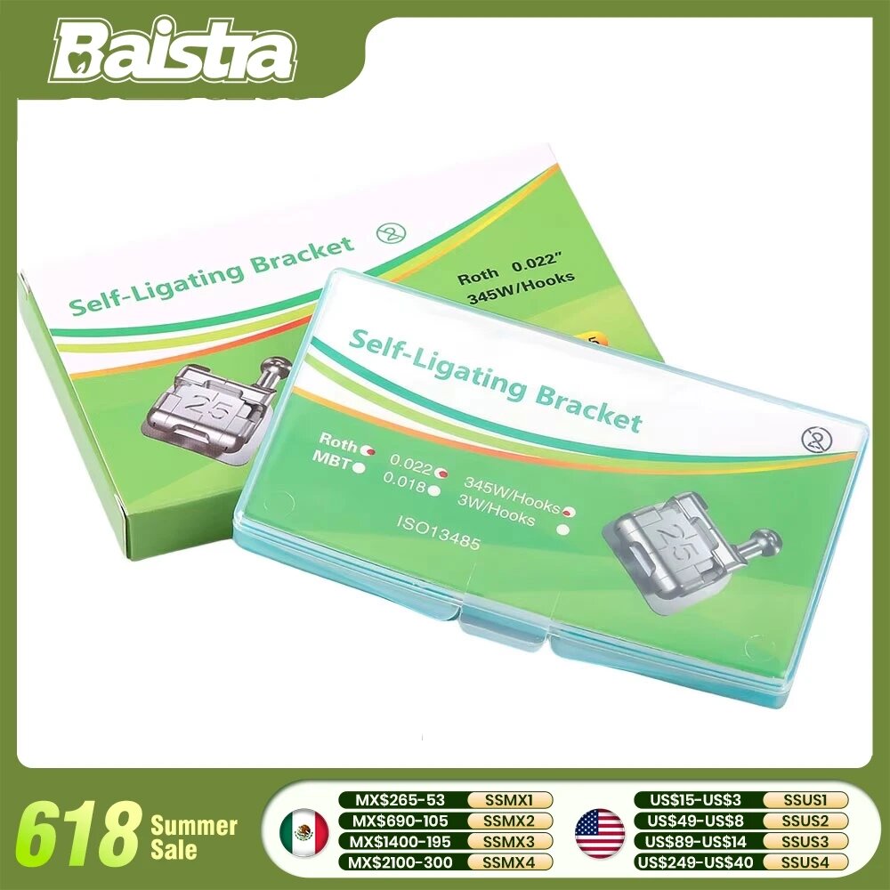 Ортодонтические брекеты Baistra Mini MBT.022 HK 345