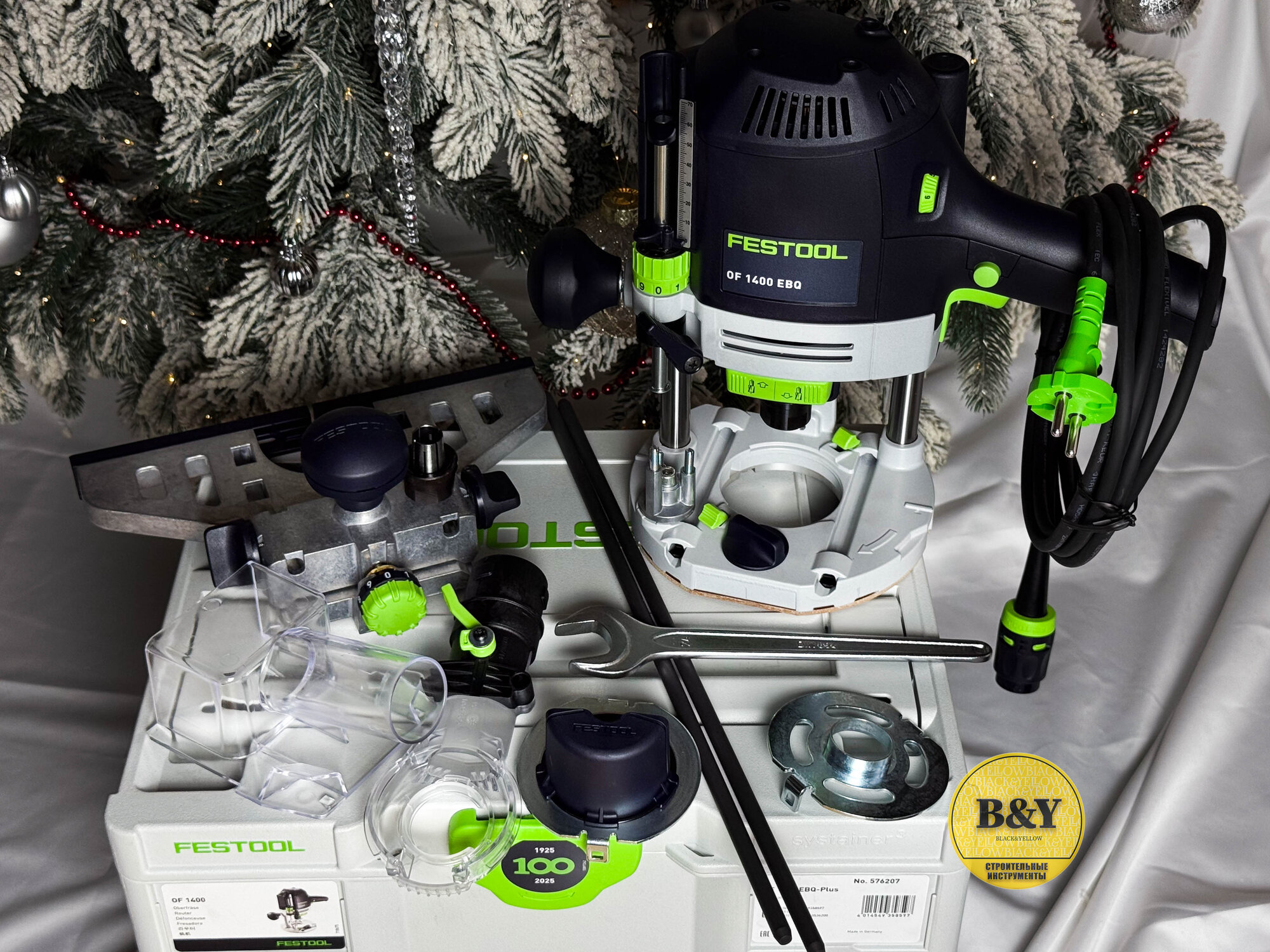 Вертикальный фрезер Festool "OF 1400", 1400 Вт, 10000-22500 об/мин (576207)