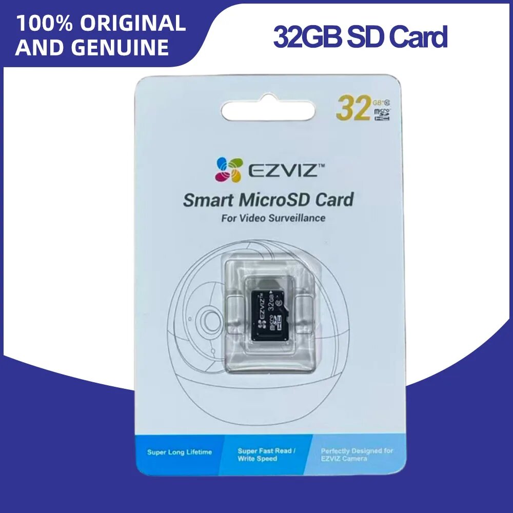 EZVIZ Smart MicroSD карта 32GB для видеонаблюдения