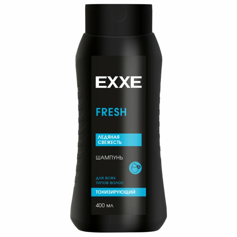 Шампунь для всех типов волос для мужчин 400 мл EXXE MEN FRESH "Тонизирующий", С0007975, 703108