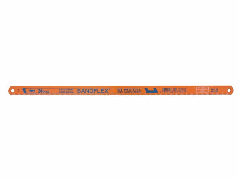 Полотно ножовочное биметаллическое Bahco 300мм 3906-300-24-100 Sandflex