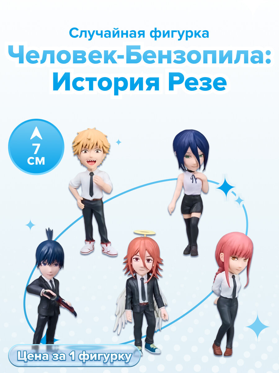 Фигурка в ассортименте Chainsaw Man The Movie World Collectable Vol.1 1шт 7см BP29921P