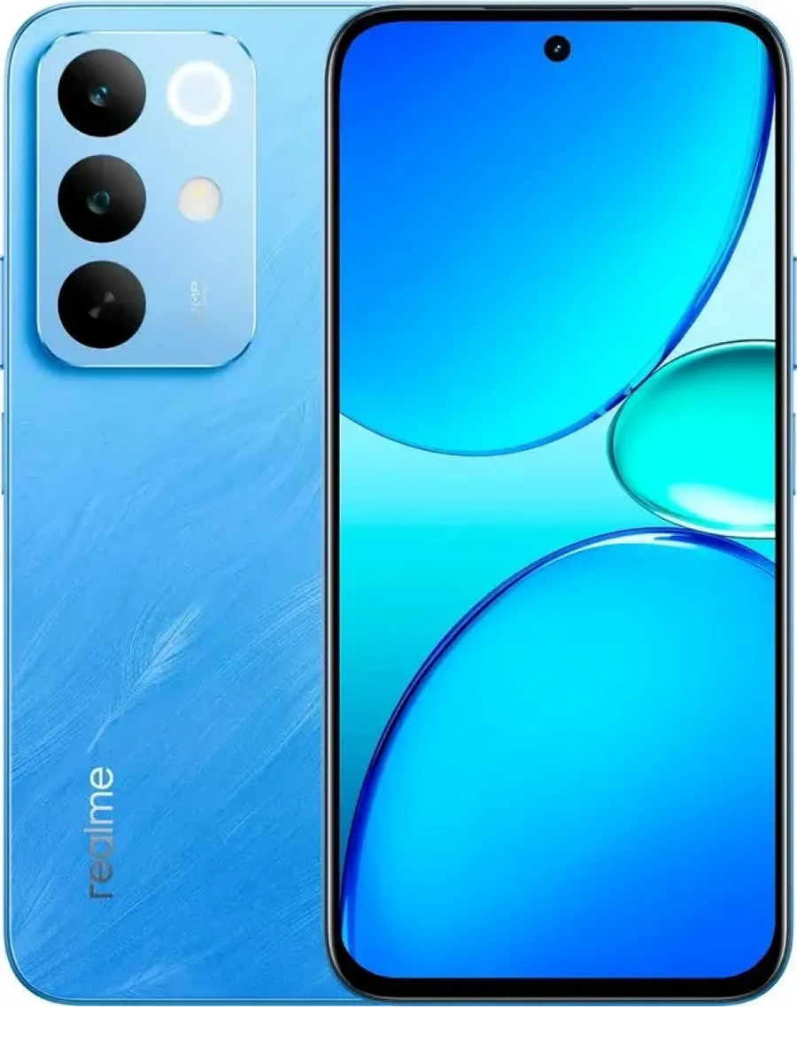 Смартфон rСмартфон realme C85 8/256 ГБ Синий Ростест (EAC), IP69 Pro, быстрая зарядка 45Вт