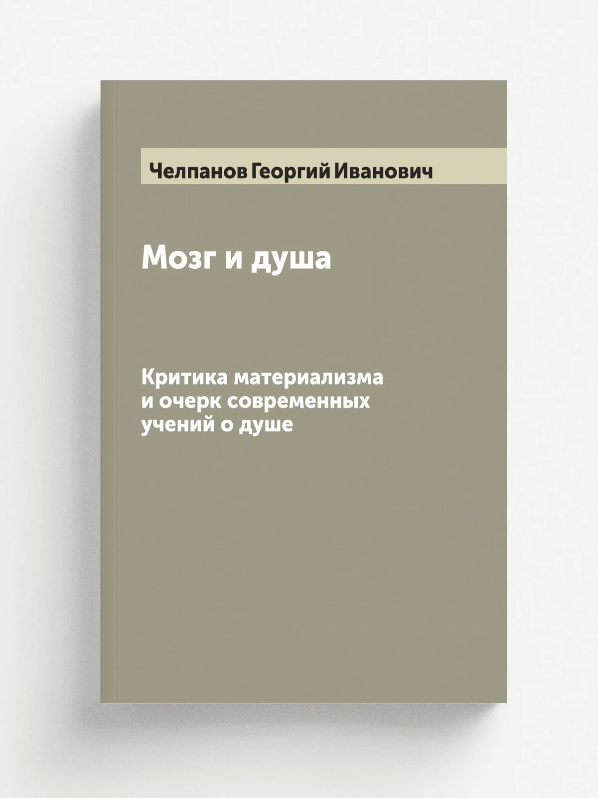 Мозг и душа. Критика материализма и очерк современных учений о душе