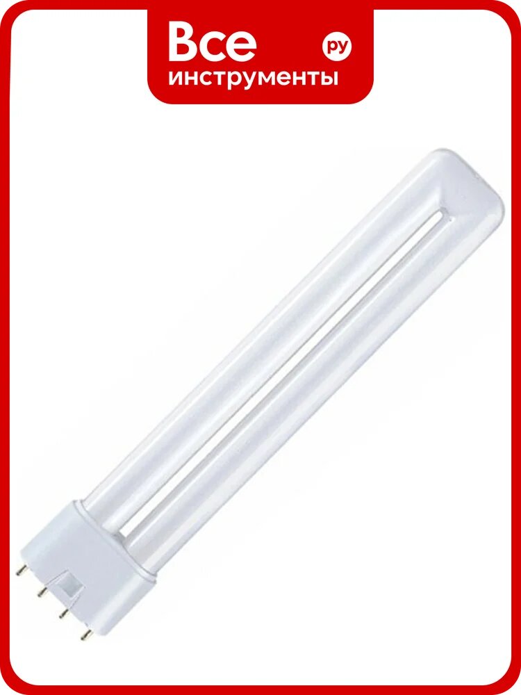 Лампа люминесцентная LightBest lbl l 71009 55w 4000k 2g11 701071009 трубчатый корпус матированная поверхность