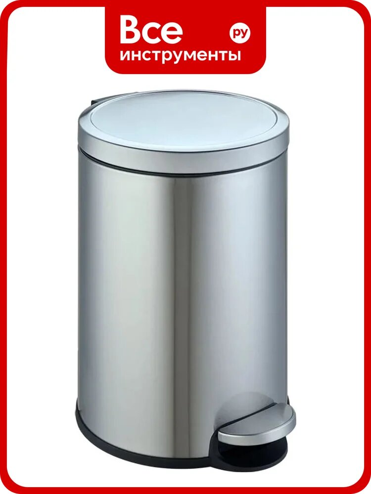 Педальное ведро River WW LORA MT 30L матовая сталь 10000013390