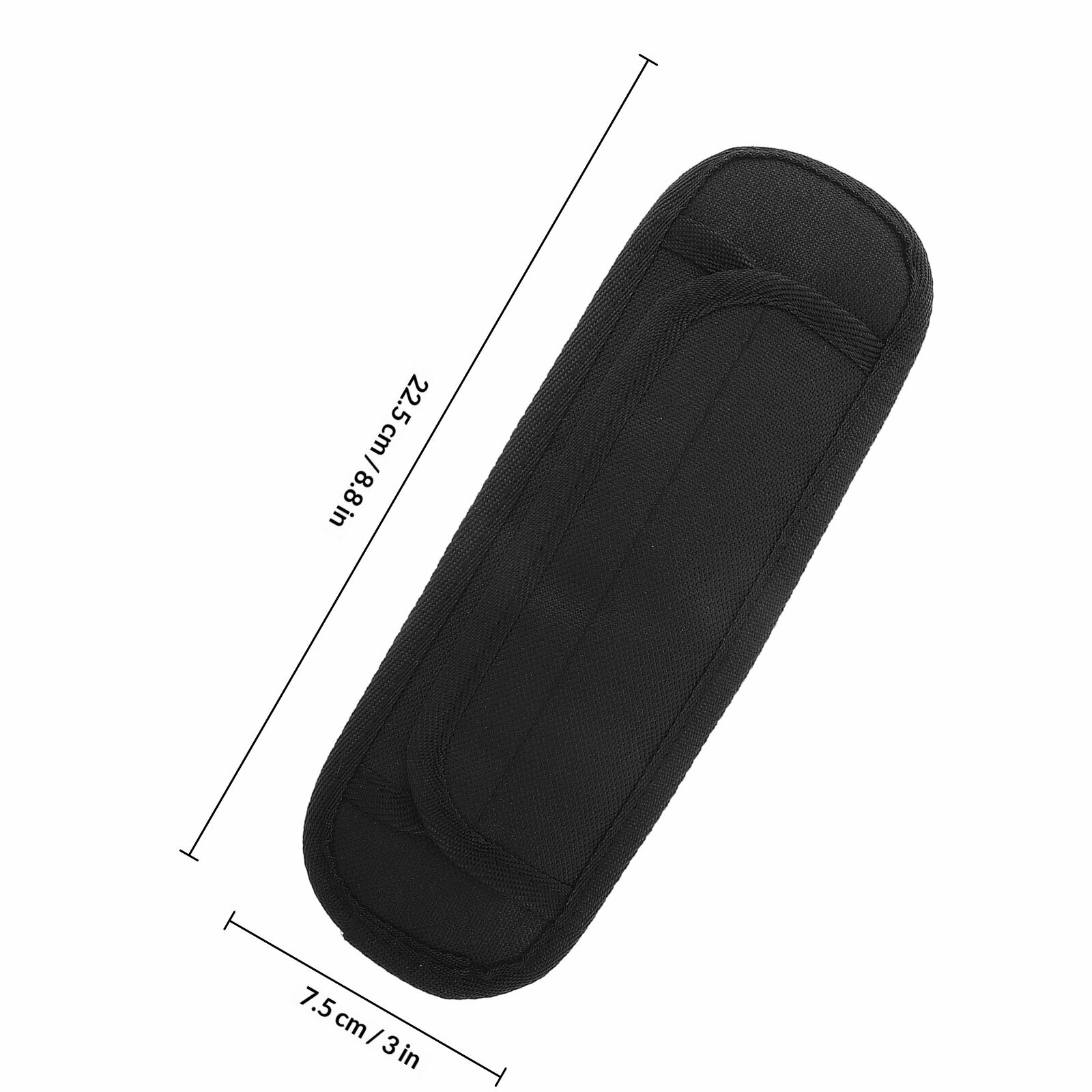 Универсальная Накладка На Ремень Для Комфорта Плеч Soft nonslip Black 22 50X7 50X0 80CM