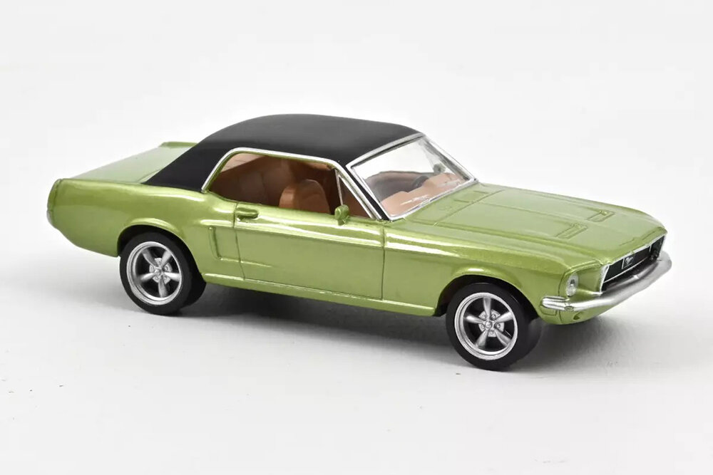 Модель коллекционная NOREV Ford mustang coupe 1968 green metallic