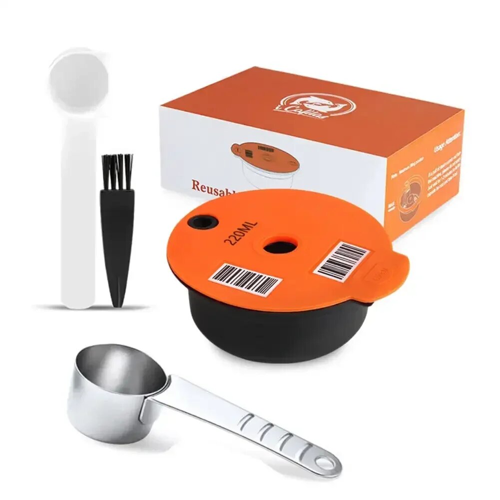 Многоразовые капсулы для кофе Bosch-Tassimo из алюминия 60/180/200/220 мл 220ml spoon