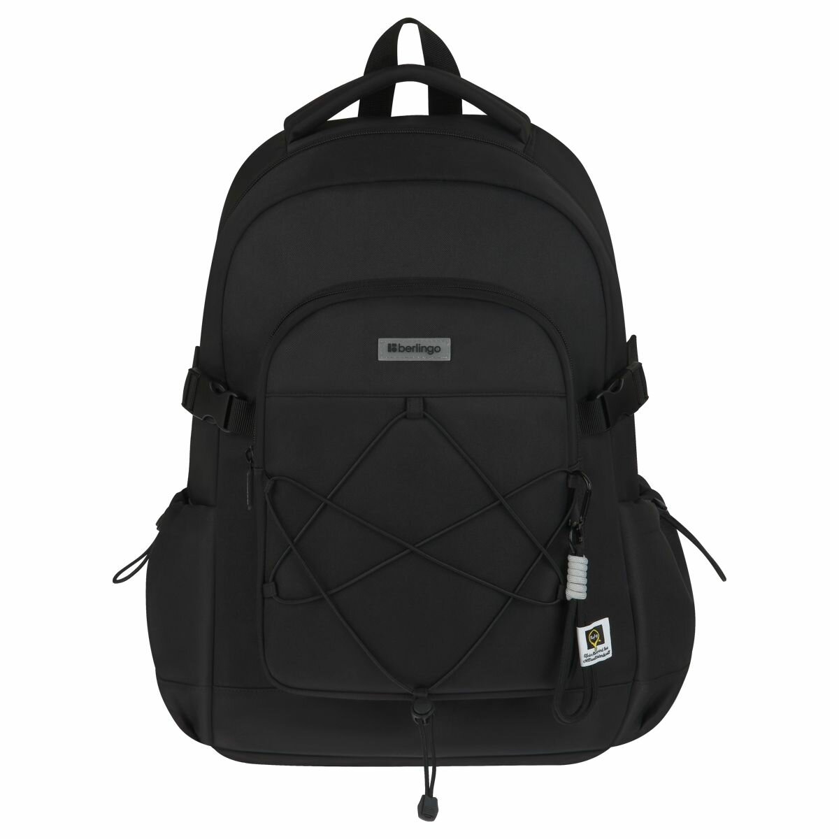 Рюкзак школьный Berlingo X-Trend "Black style" 44,5x31,5x18,5см, 1 отделение, 4 кармана, уплотненная спинка (RU-VV-202601)