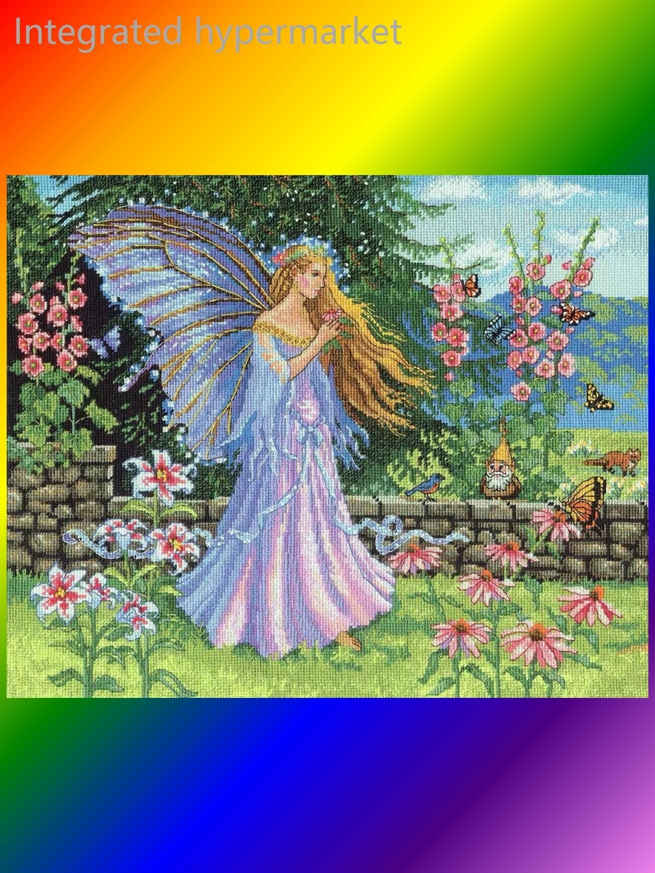 Набор для вышивания Набор для вышивания крестиком-DIMENSIONS 70-35410 - Summer Fairy "Фея Ся" 16CT 36x30cm