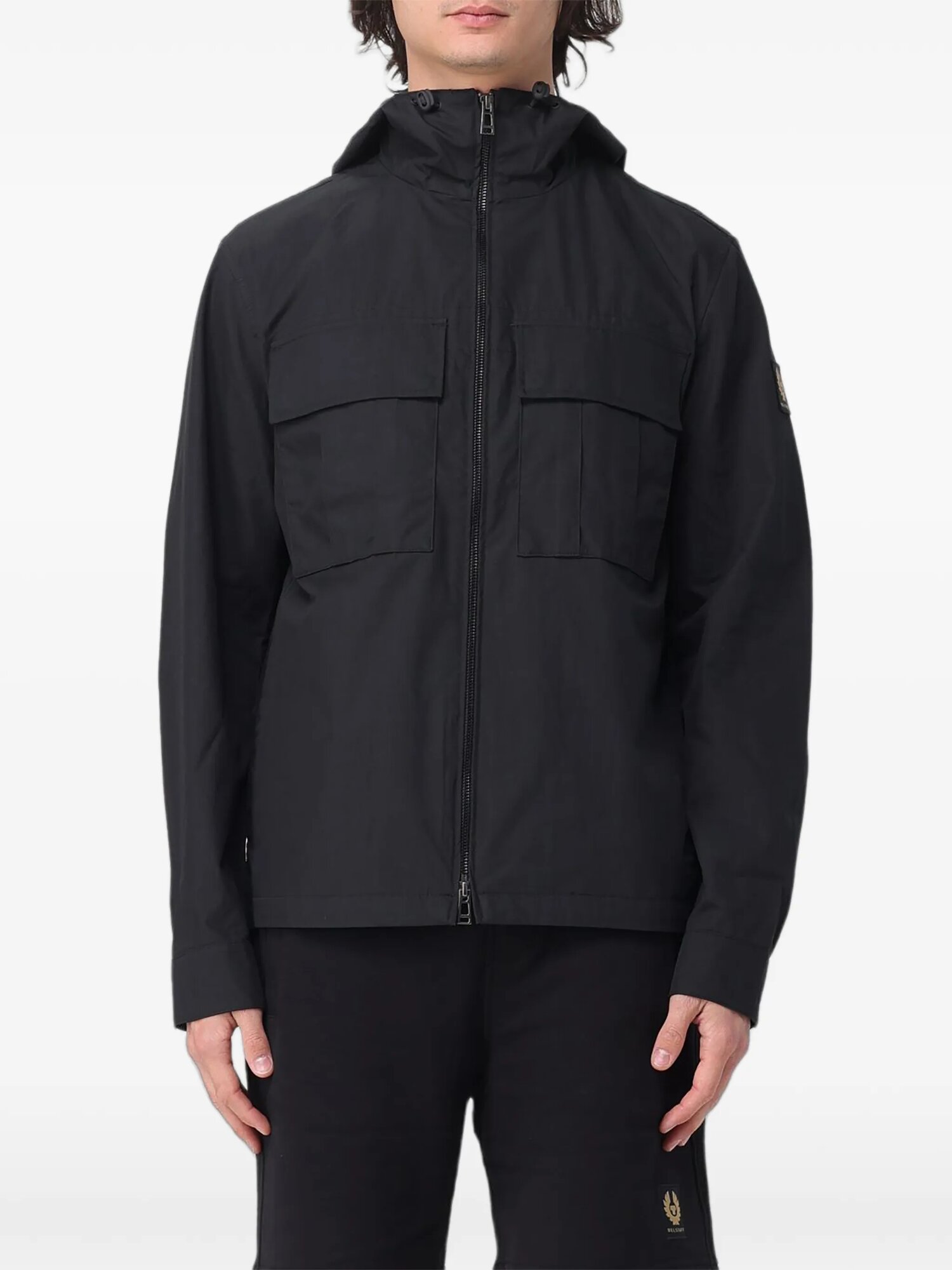Куртка Hooded pocket-detail jacket