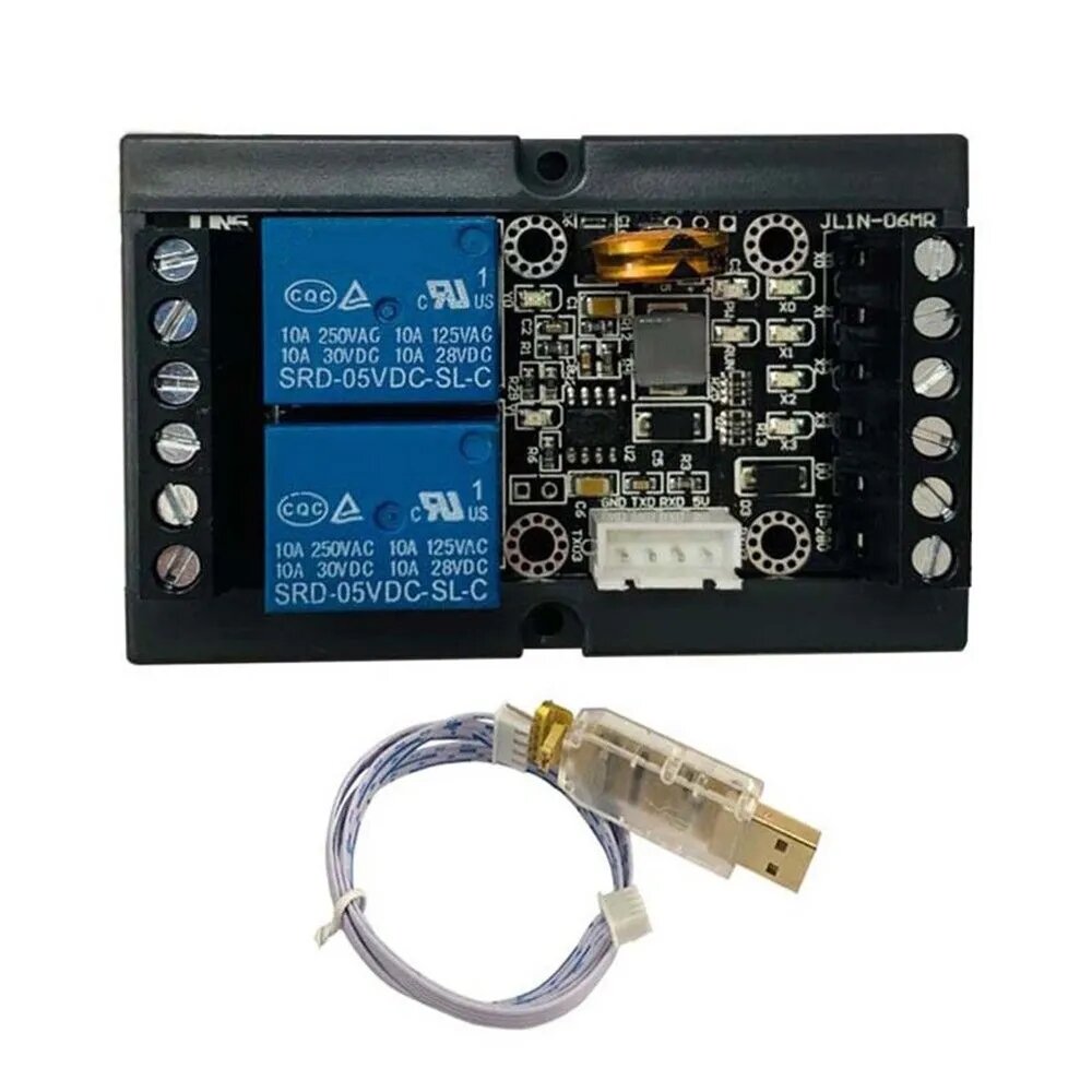 Программируемый контроллер Промышленного модуля Управления PLC FX1N-06MR с Релейным модулем