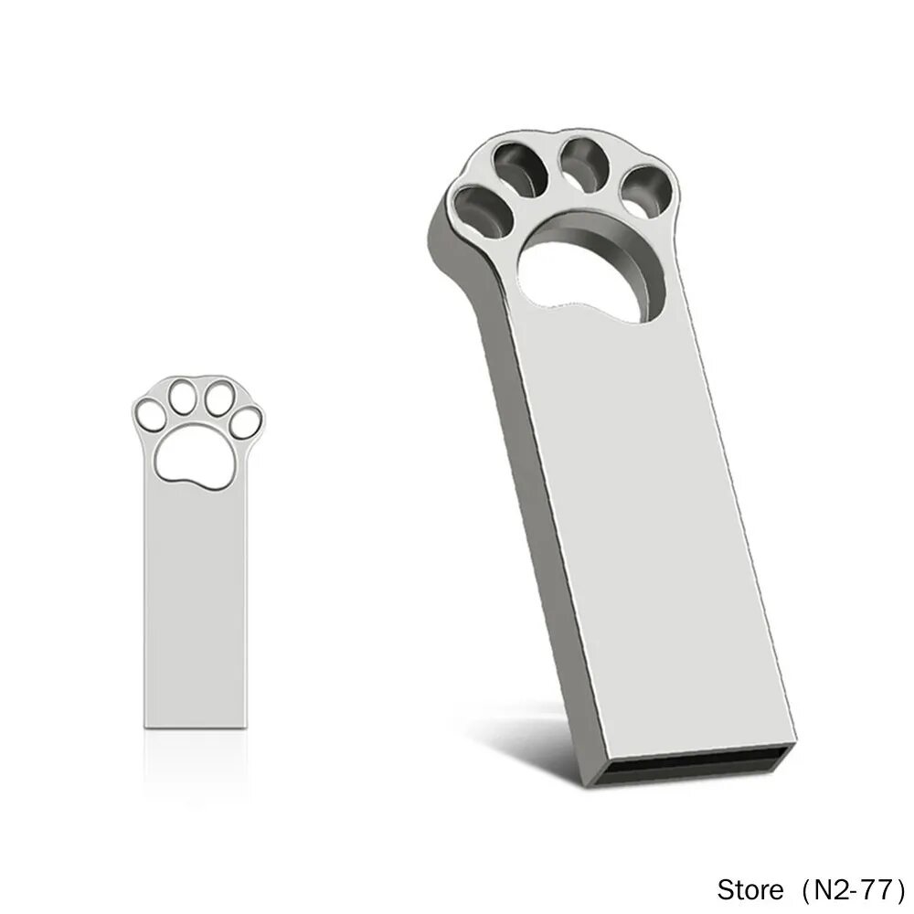 USB-флеш-накопитель из цинкового сплава в форме стопы, 32 ГБ