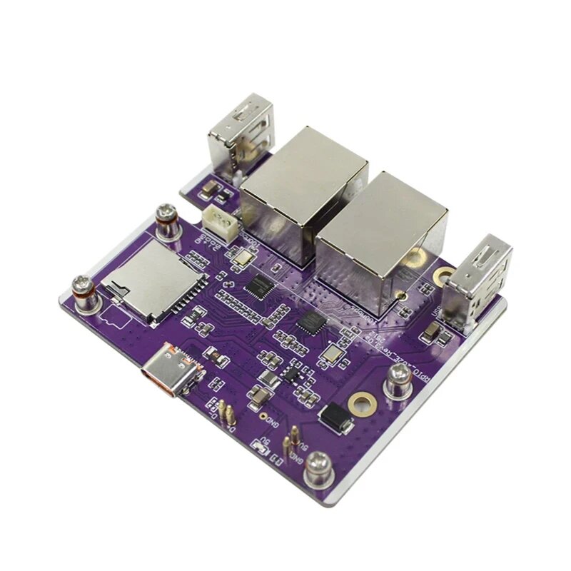 Сетевая плата расширения Raspberry PI Zero 2W с RJ45