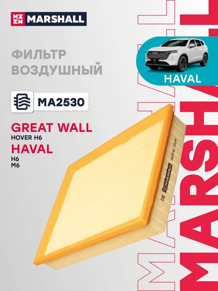 Фильтр воздушный Haval Хавал H6, M6, Great Wall Грейт Вол HOVER H6 1109110XKZ16A