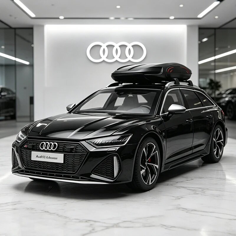 Модель автомобиля Audi RS6 Avant Quattro Station Wagon 1:24 Black Mamba Черный, Black