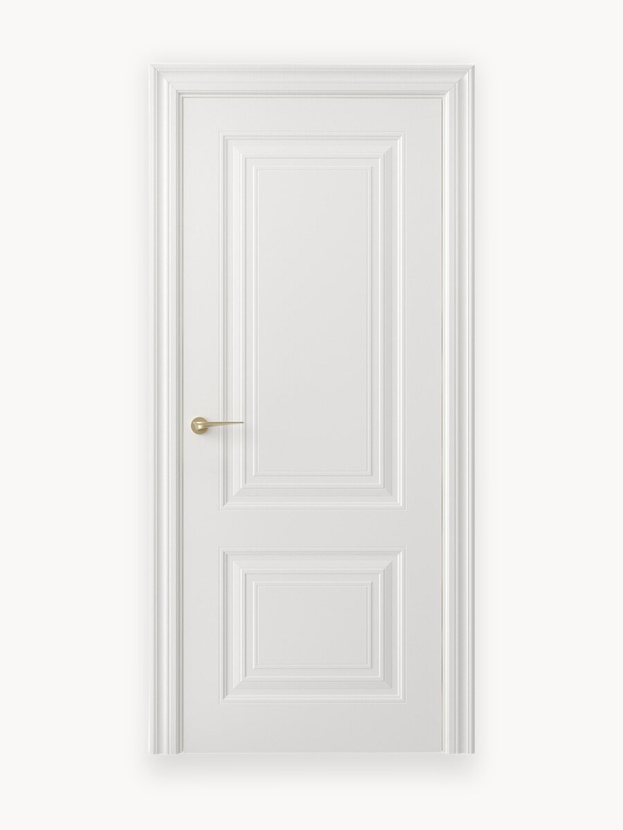 Дверь межкомнатная Леском К2, 700х2000, полотно, глухая, шарм белый