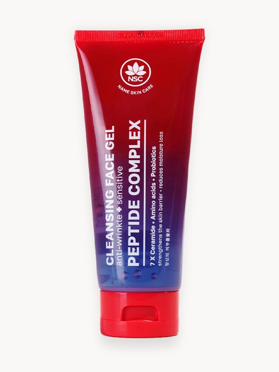 Очищающий гель для умывания Name Skin Care с пептидным комплексом и церамидами, 100 мл