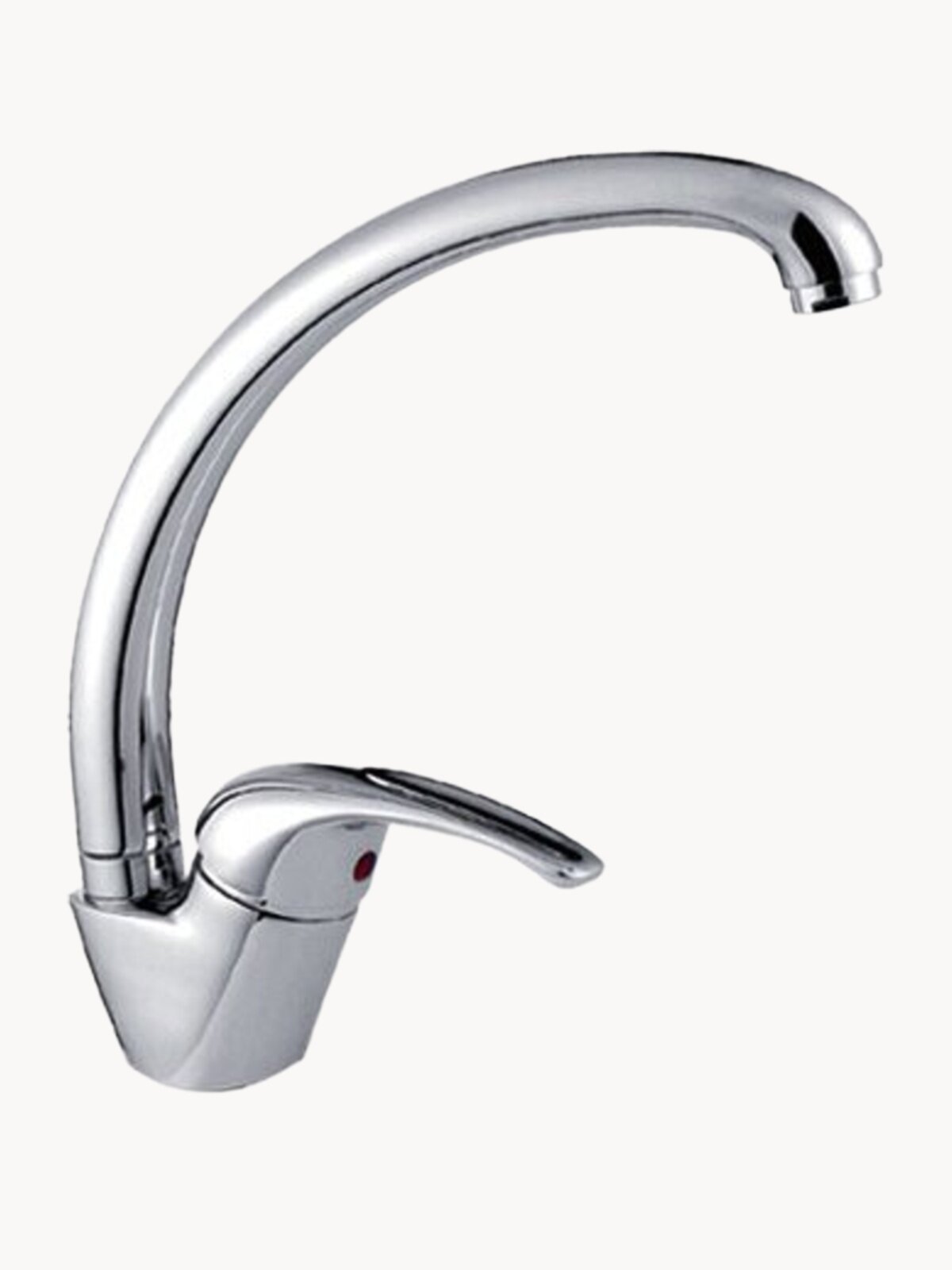 Смеситель Potato P4104, высокий излив, рычажный, хром