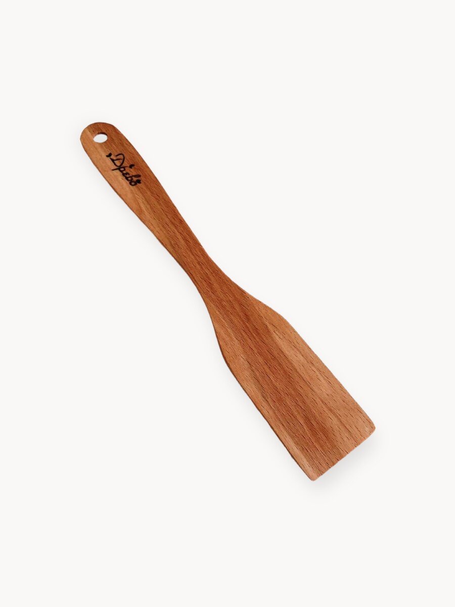 Лопатка кулинарная «Древо» из массива бука (деревянная) (26х4.5х0.3 см)