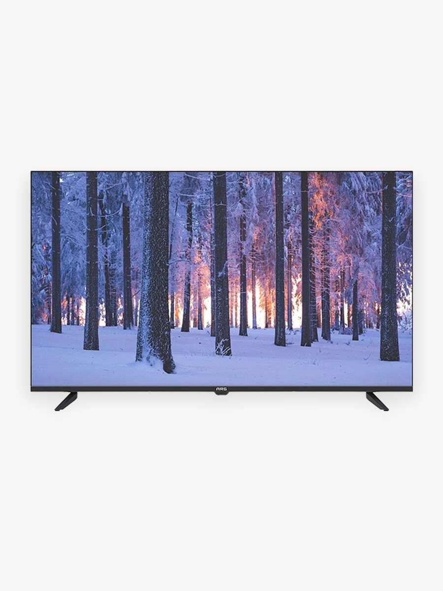 Телевизор ARG LD43D7500, 4K Ultra HD, Wi-Fi, Android TV, чёрный